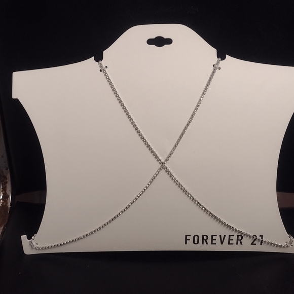 Forever 21 | Jewelry | Rhinestone Caged Body Chain | Poshmark